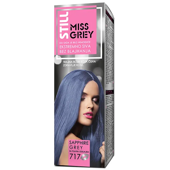 Still Miss Grey Farba 717-Sapphire Grey