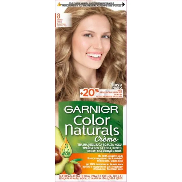 Garnier Farba Color Naturals-8 Svetlo Plava