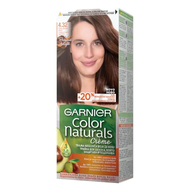 Garnier Farba Color Naturals-4.32 Čokoladno Braon