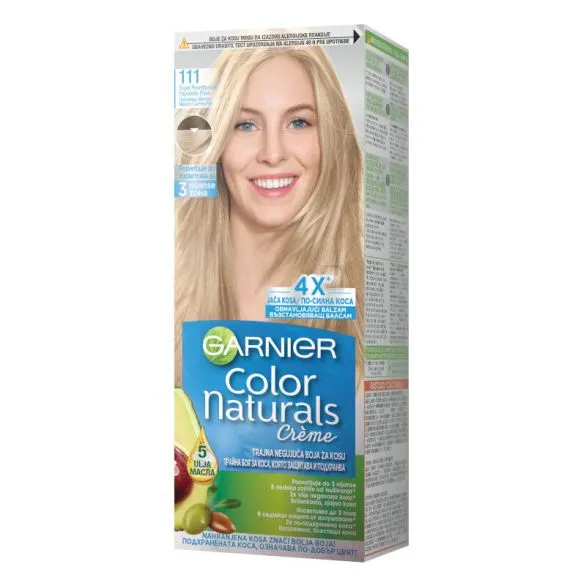 Garnier Farba Color Naturals-111 Super Prosvetljujuće Pepeljasto Plava