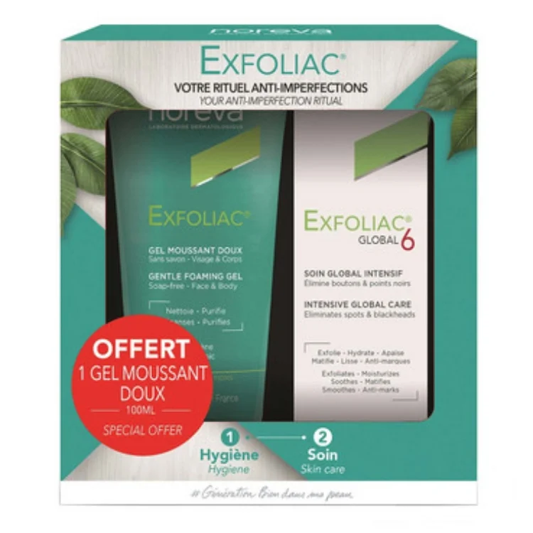 Noreva set exfoliac 30ml + gel 10