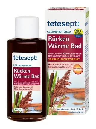 Tetesept kupka Back warming 125ml