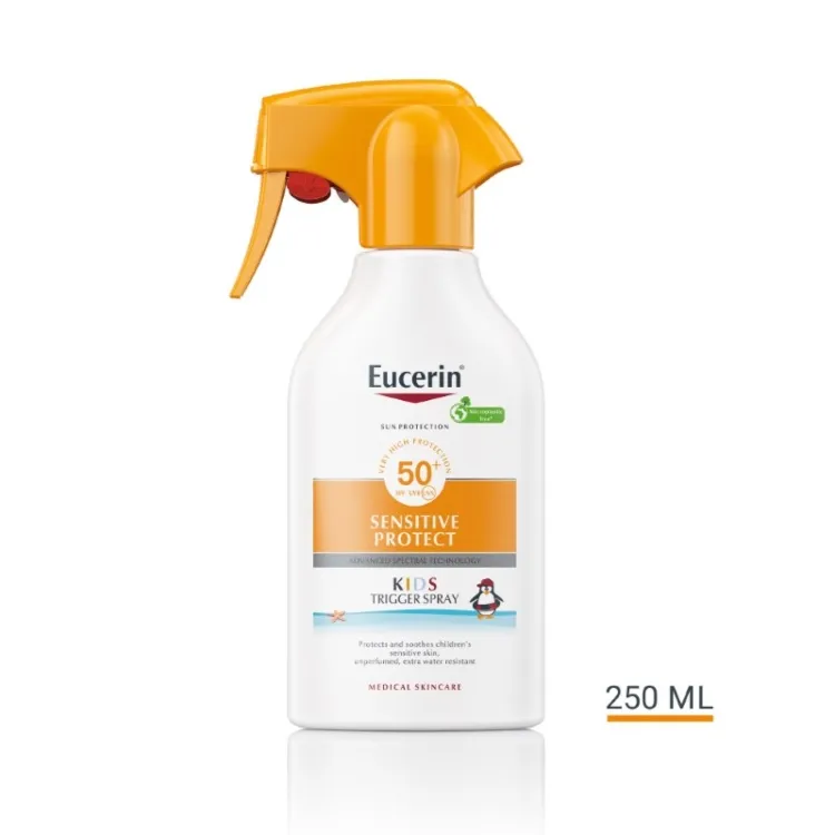 Eucerin sensitive protect dečiji sprej za zaštitu od sunca SPF 50+