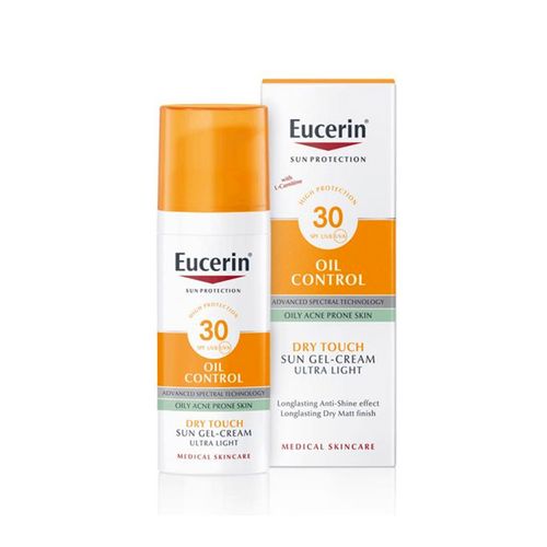 Eucerin OIL CONTROL krema za lice za zaštitu masne kože od sunca SPF 30