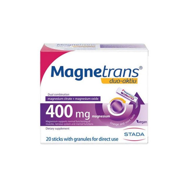 MAGNETRANS DUO-AKTIV 400mg kesice, 20kom