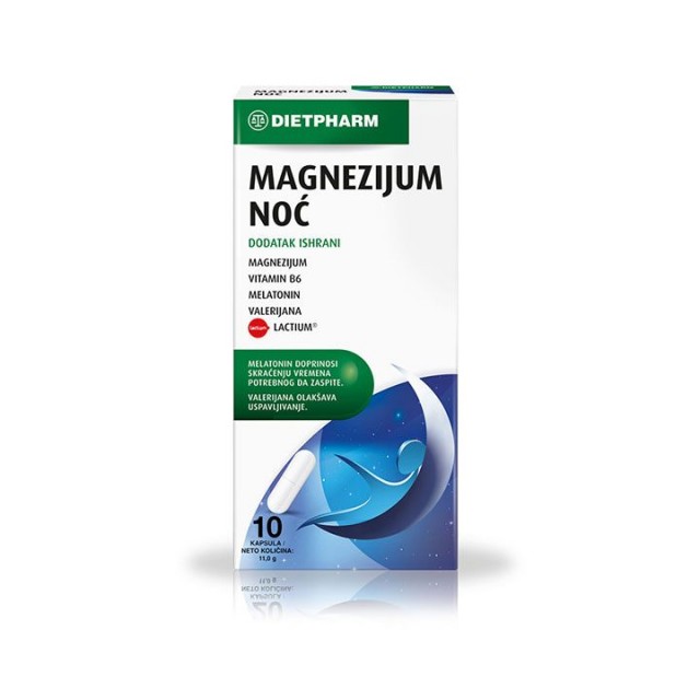 MAGNEZIJUM NOĆ kapsule, 10kom