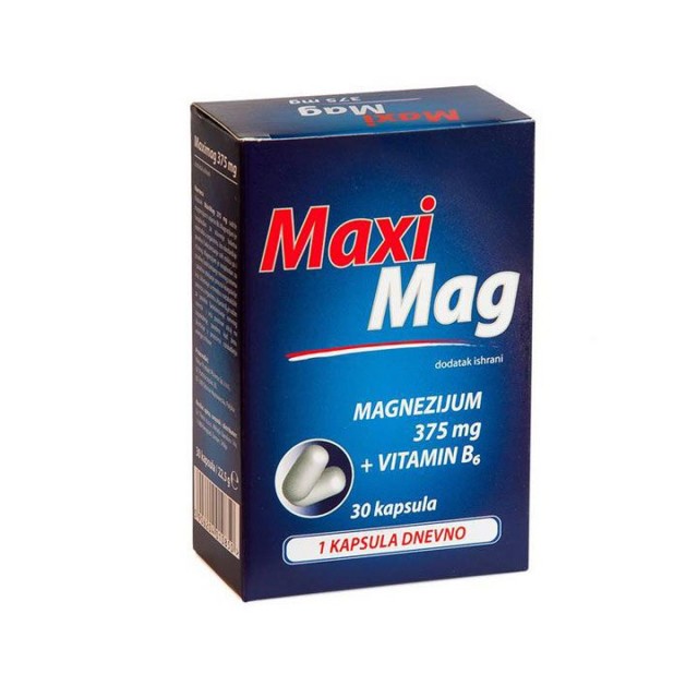 MAXI MAG 375mg kapsule, 30kom