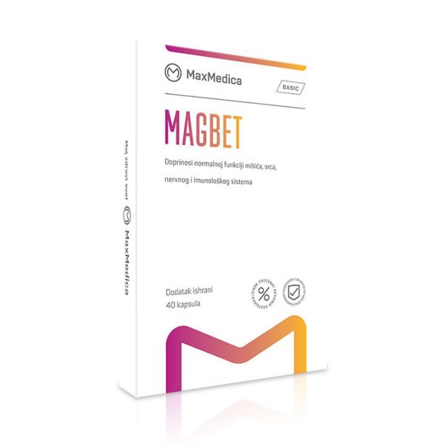 MAXMEDICA MAGBET kapsule, 40kom