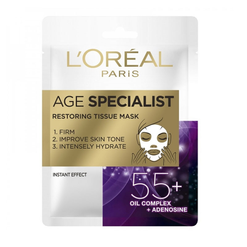 Loreal Paris Age Specialist maska u maramici za obnavljanje kože 55+