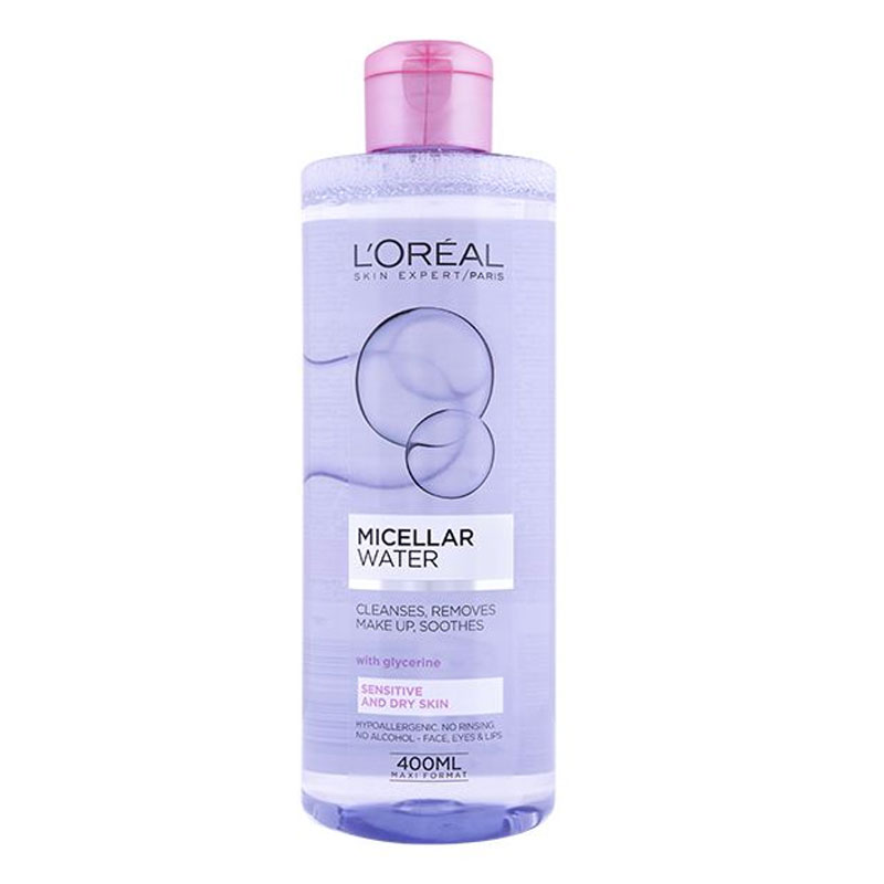 Loreal Paris micelarna voda bez alkohola za osetljivu i suvu kožu 400ml