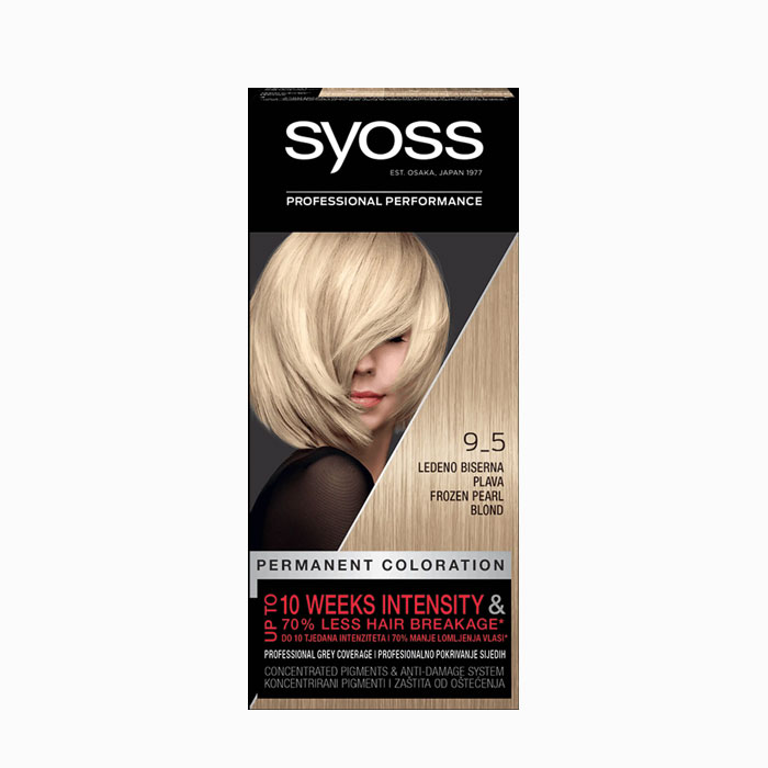 Syoss trajna boja 9-5 Frozen Pearl Blond - Ledeno biserno plava