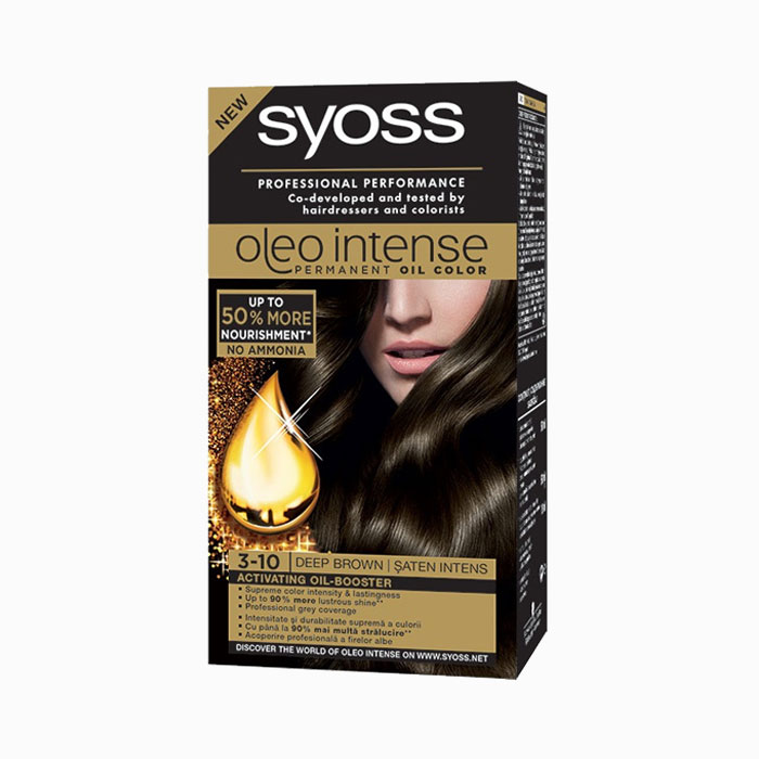 Syoss Oleo Intense 3-10 Deep Brown Tamno smeđa bez amonijaka