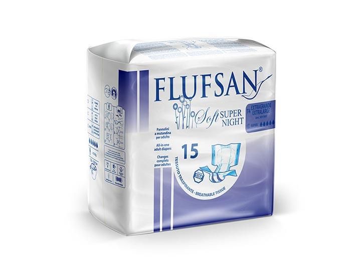 Flufsan pelene noćne XL 15kom