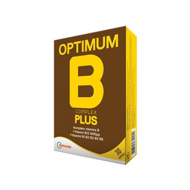 OPTIMUM B COMPLEX PLUS kapsule, 30kom