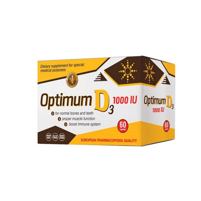 OPTIMUM D3 1000IU kapsule, 60kom