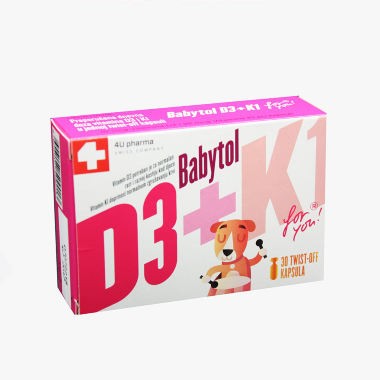 Babytol D3+K1 30 kapsula