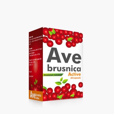 Ave brusnica active 20 kapsula