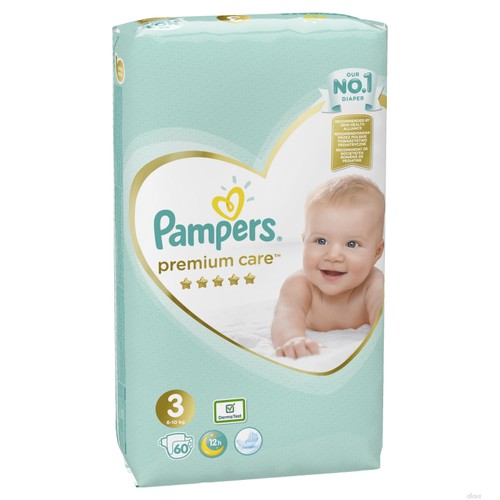 Pampers pelene premium VP 3 midi 6-10kg 60kom