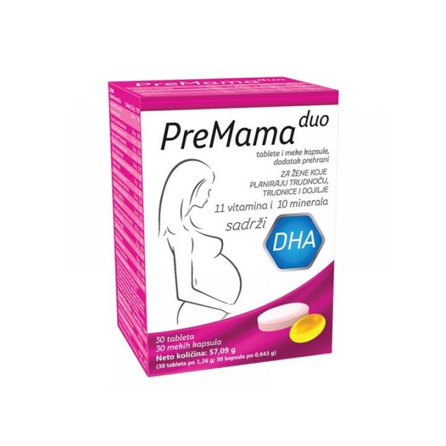 PREMAMA DUO tablete i kapsule, 30kom