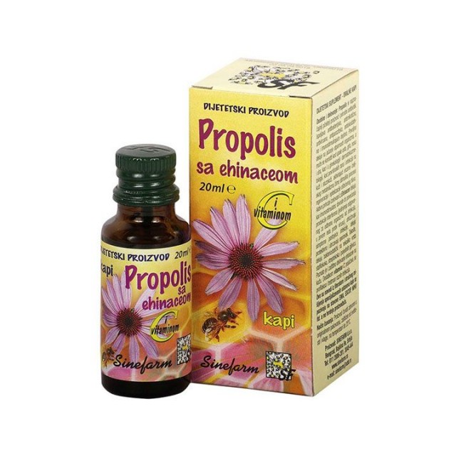 PROPOLIS SA EHINACEOM + VITAMIN C kapi, 20ml