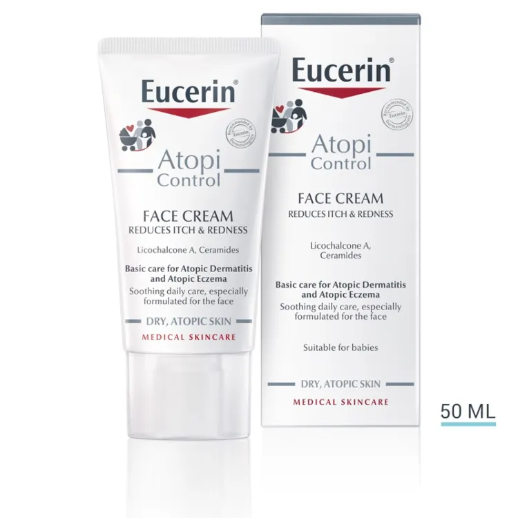 Eucerin AtopiControl - Krema za lice 12% Omega