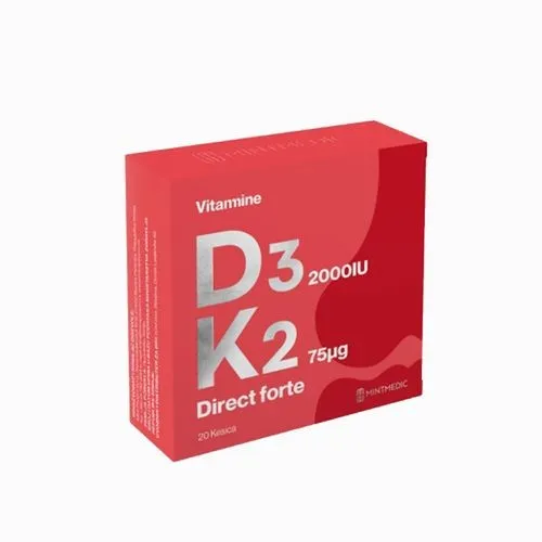 Vitamin D3K2 Direct Forte 20 kesica