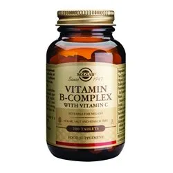 Solgar Vitamin B Complex + Vitamin C tablete 100 komada