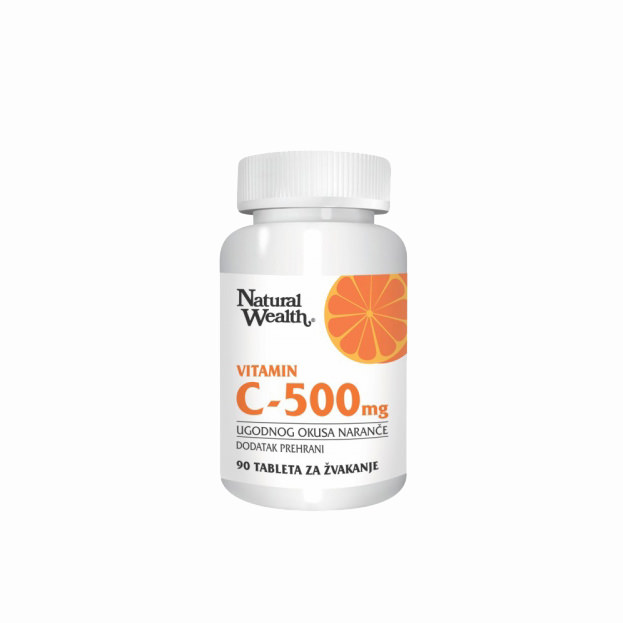 Natural Wealth Vitamin C 500mg 90 tableta za žvakanje
