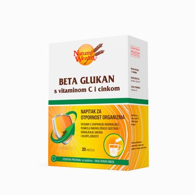 Natural Wealth Beta Glukan sa vitaminom C i cinkom