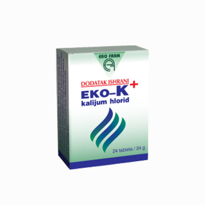 Eko-K kalijum hlorid 24 tablete