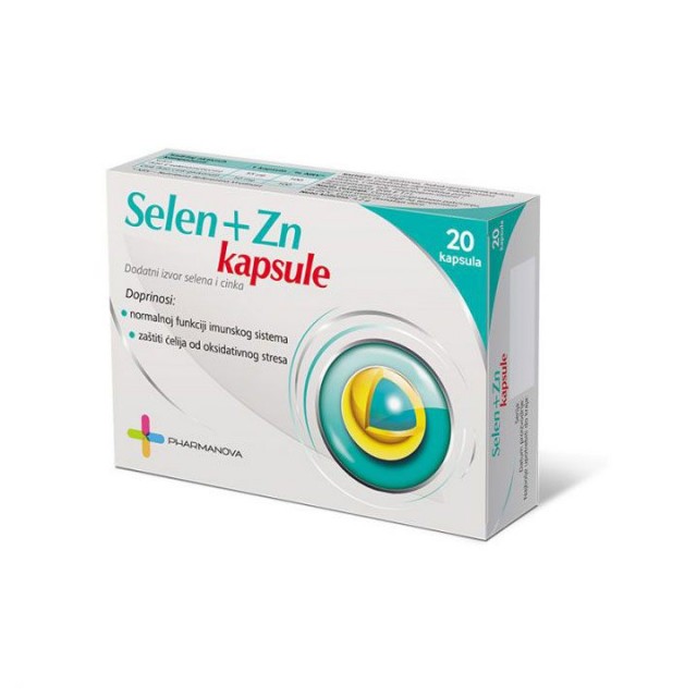 SELEN + ZN kapsule, 20kom