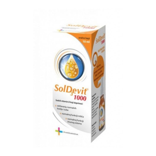 SOLDEVIT 1000IU oralne kapi, 10ml