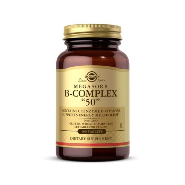 SOLGAR B-COMPLEX 50 kapsule, 100kom