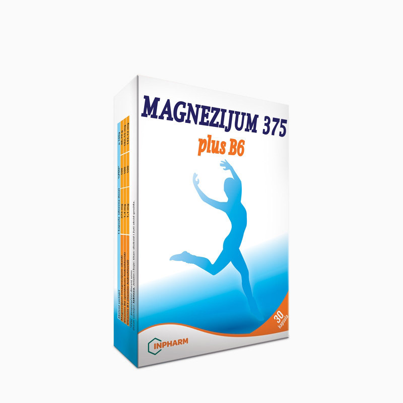Magnezijum 375 plus B6 - 30 kapsula