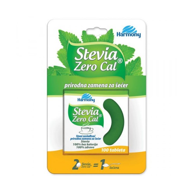 STEVIA ZERO CAL zaslađivač tablete, 100kom