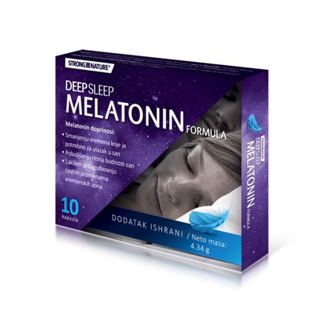 STRONG NATURE DEEP SLEEP MELATONIN kapsule, 10kom