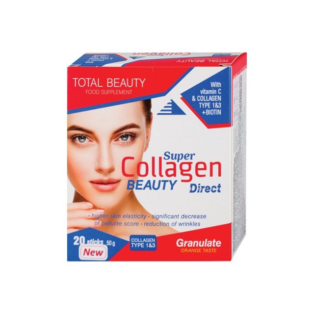 SUPER COLLAGEN BEAUTY DIRECT granule, 20kom