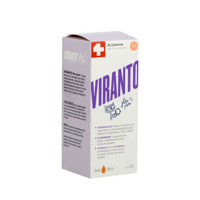 VIRANTO 1+ sirup 100ml