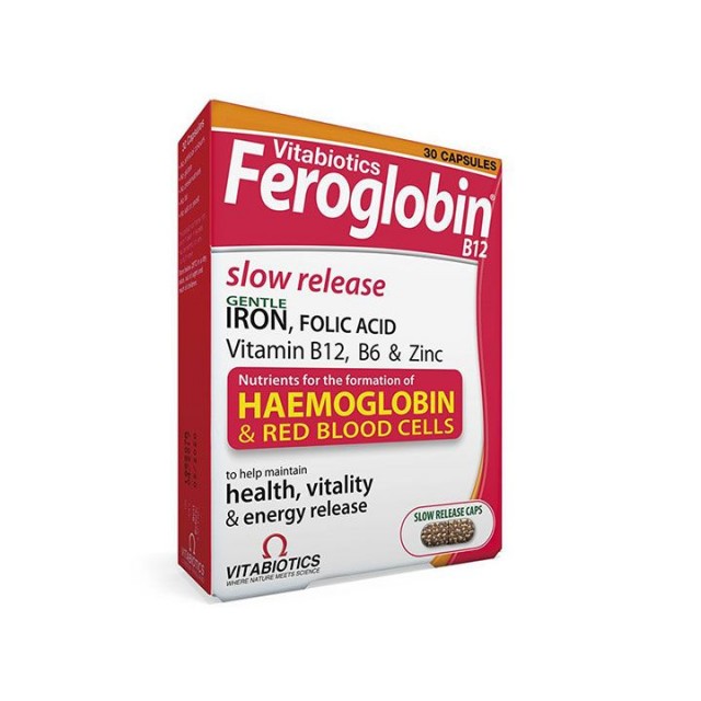 VITABIOTICS FEROGLOBIN kapsule, 30kom