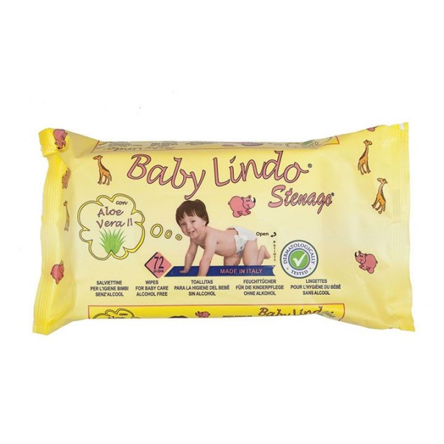 BABY LINDO vlažne maramice, 72kom