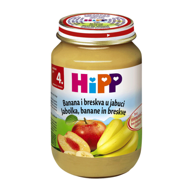 HIPP BANANA I BRESKVA U JABUCI kaša, 190g