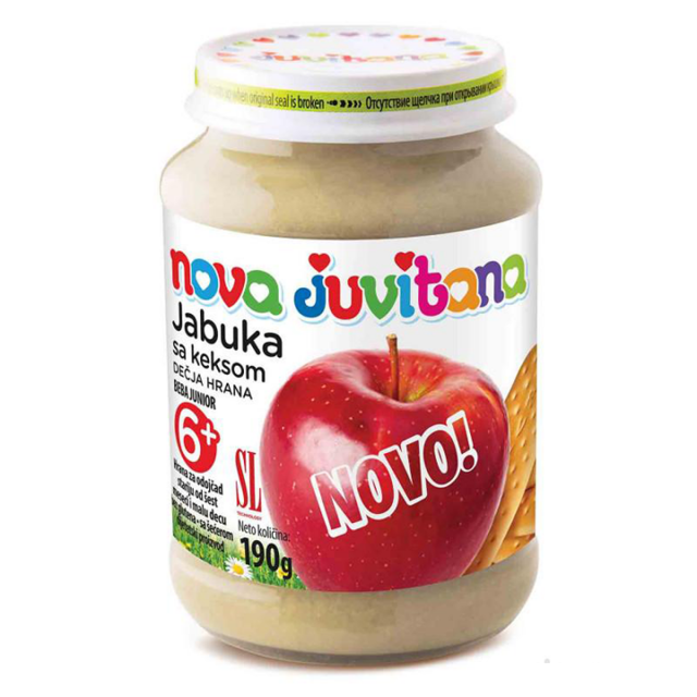 JUVITANA JABUKA SA KEKSOM kašica, 190g