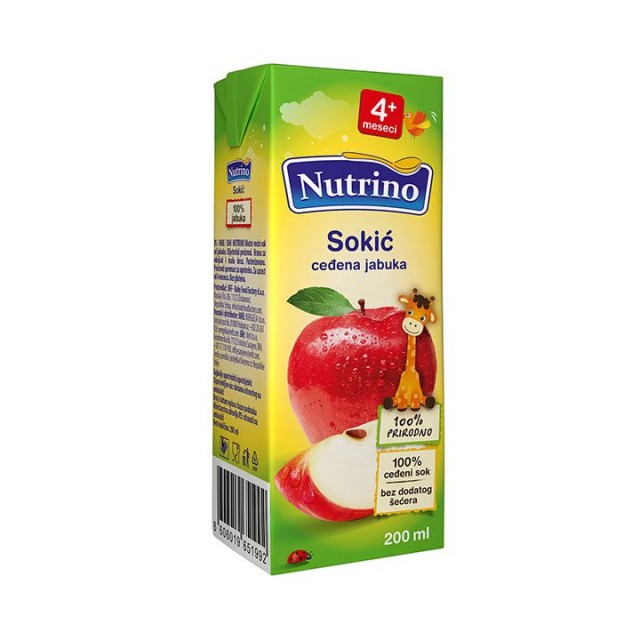 NUTRINO JABUKA sok, 200ml