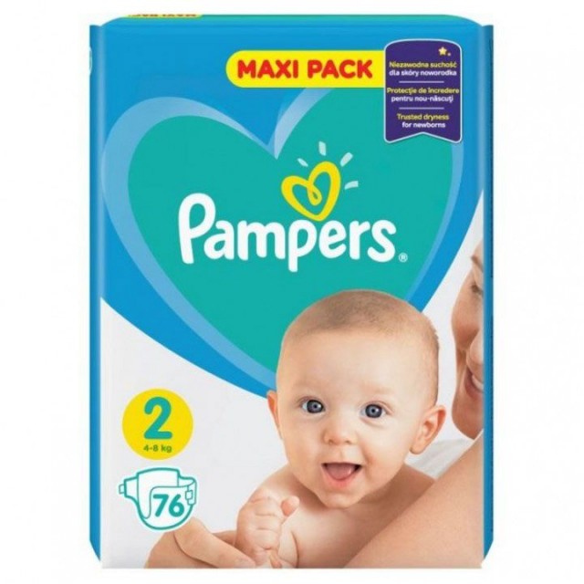 PAMPERS 2 pelene, 1kom