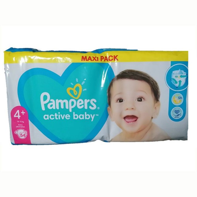 PAMPERS 4+ pelene, 1kom