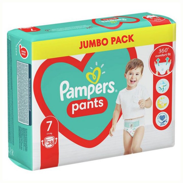 PAMPERS PANTS 7 pelene gaćice, 1kom