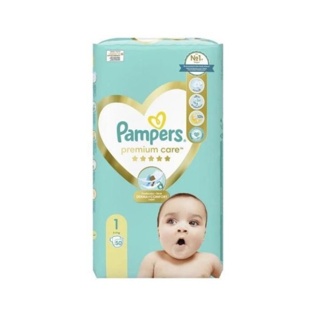 PAMPERS PREMIUM CARE 1 pelene, 1kom