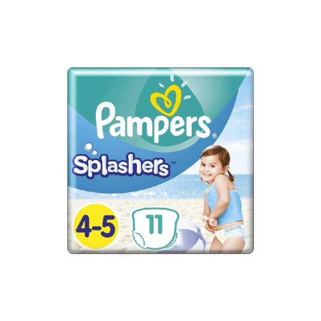 PAMPERS SPLASHERS 9-15kg pelene gaćice za kupanje, 11kom