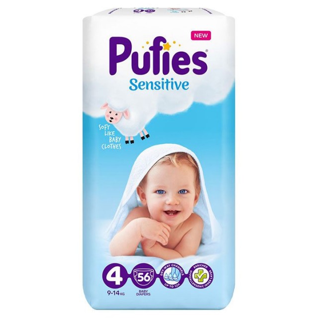 PUFIES SENSITIVE 4 pelene, 1kom