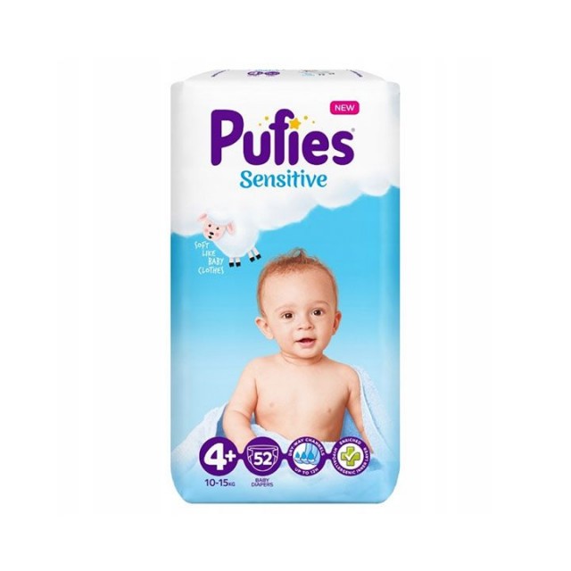 PUFIES SENSITIVE 4+ pelene, 1kom